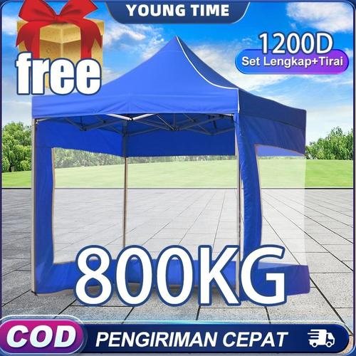 Jual ~Lianda~ Tenda Jualan Set Lengkap Tenda Lipat Dinding Tenda Bazar 600D Outdoor Tenda Gazebo ...