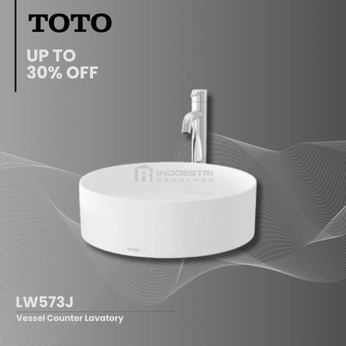 Promo Wastafel Vessel Counter TOTO LW573J / TOTO Wastafel Meja (Body ...