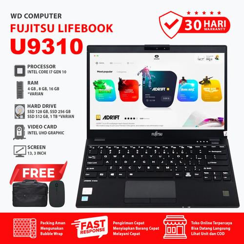 Promo Promo Laptop Fujitsu Ultrabook Teringan U939 U9310 I7 Keyboard US ...