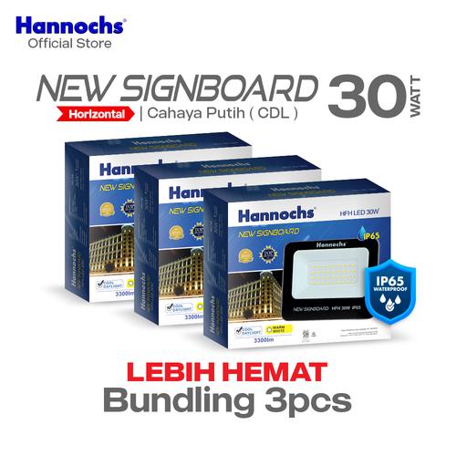 Promo Hannochs Lampu Sorot LED New Signboard HFH 30W Cahaya Putih isi ...