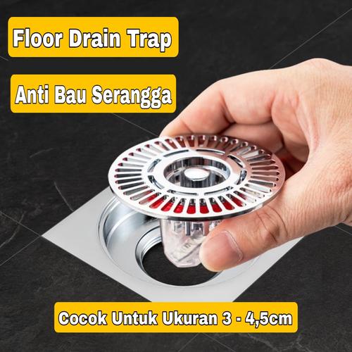 Jual floor drain trap cegah bau dan kecoa kamar mandi otomatis tutup ...