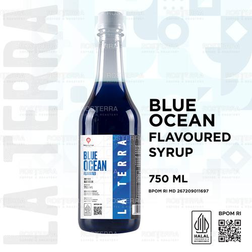 Jual Syrup Blue Ocean Flavor Minuman Rasa 750 ml La Terra - Jakarta ...