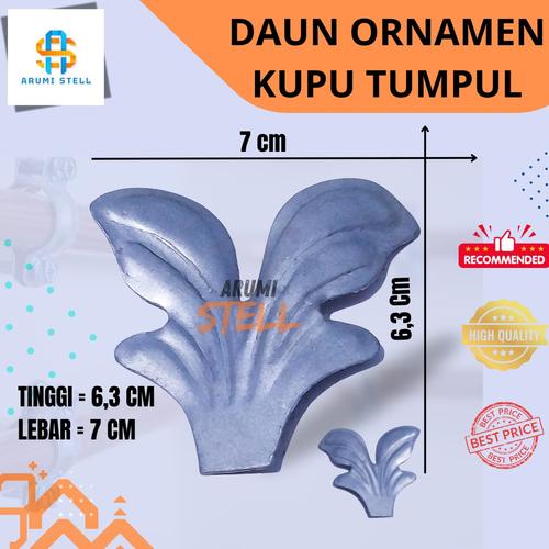 Jual Daun Kupu Tumpul/ Ornamen Daun Kupu Tumpul/ Aksesoris Pagar Besi ...