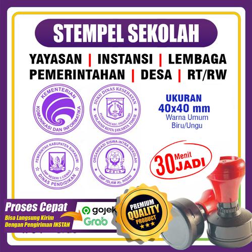 Jual Stempel, Stempel Custom, Sekolah, Lembaga, Stempel RT/RW, Instansi ...