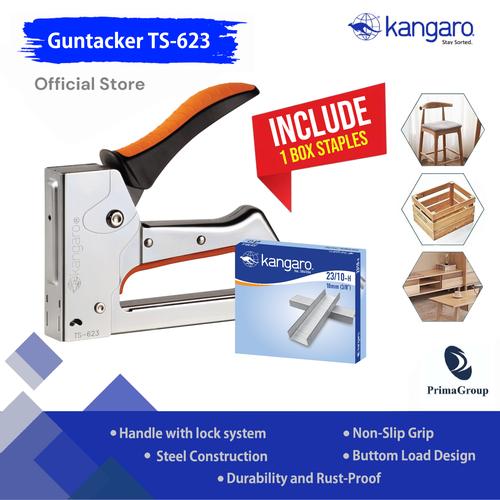Jual ( 1 PAKET GUNTACKER + ISI ) Alat Staples Tembak Jok Kulit Motor ...