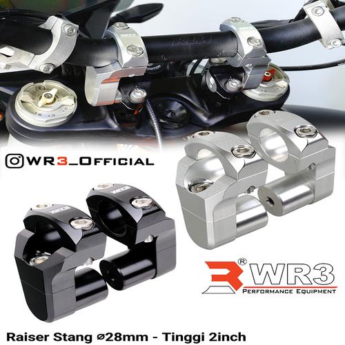 Promo Raiser Riser Pivot Peninggi Stang Fat Bar WR3 Universal - Hitam ...