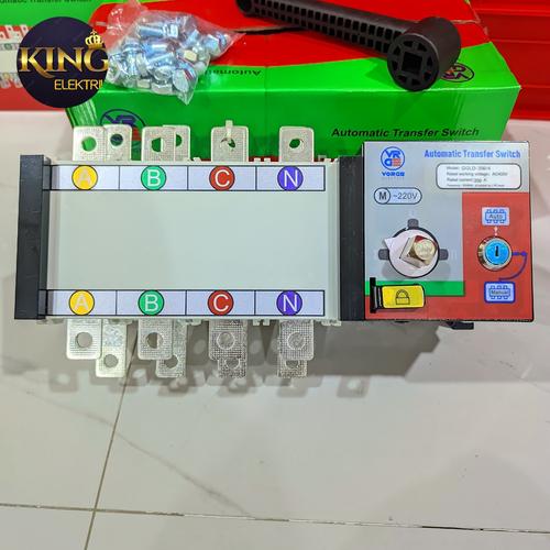 Jual COS Motorized Change Over Switch ATS Automatic Transfer switch VORGE GGLD-250/4 GARANSI 18 ...