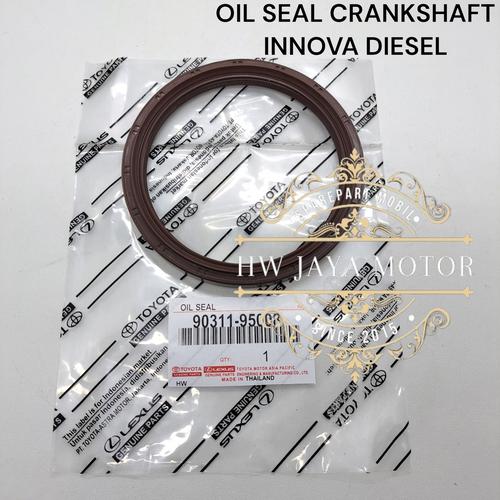 Jual OIL SEAL CRANKSHAFT REAR BELAKANG TOYOTA INNOVA DIESEL HILUX 2 ...