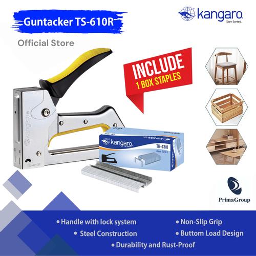 Jual ( 1 PAKET GUNTACKER + ISI ) Alat Staples Tembak Jok Kulit Motor ...