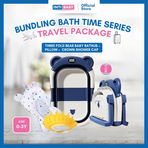 Promo [Paket Komplit Alat Mandi Bayi Travel Series] Inti Baby - Three ...