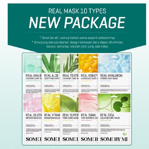 Jual [ORIGINAL] SOME BY MI / SOMEBYMI REAL CARE MASK (Masker wajah ...