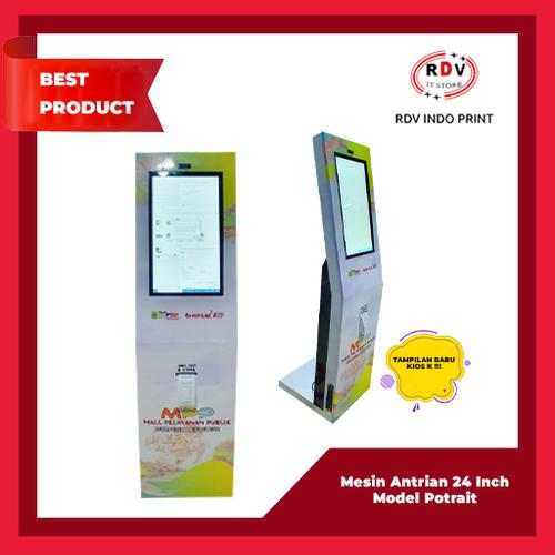 Jual Kios K Mesin Antrian Digital 24 Inch Touchscreen Display Model ...