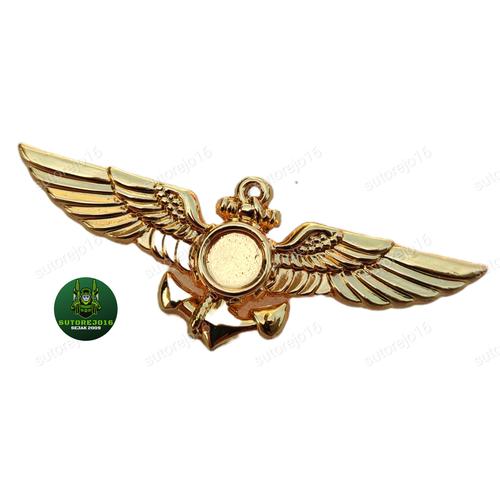 Jual brevet brivet brefet wings pin penerbal penerbang TNI AL crew ...