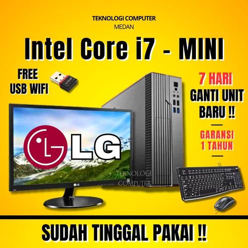 Jual Core i7 | PC Mini | Full | CPU Komputer | Rakitan - 4GB/ SSD 128GB ...