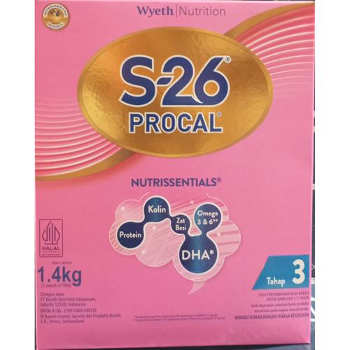 Jual Wyeth Nutrition S-26 Procal Tahap 3 Kemasan Pouch 1.4 KG ...