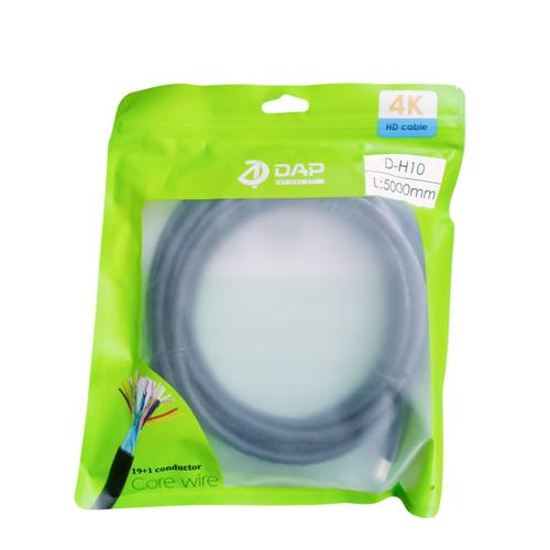 Jual DAP D-H10 Kabel HDMI 5 Meter Gold Plated 4K Kabel HDMI To HDMI 5M ...