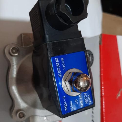 Jual SOLENOID VALVE PNEUMATIC 2W-250-25D-SS (1")AC220.AC110.DC24 - Jakarta Barat - pneumatic ...