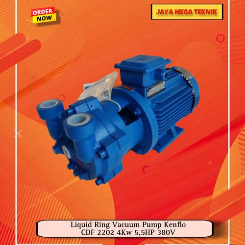 Jual Liquid Ring Vacuum Pump Kenflo CDF 2202 4Kw 5,5HP 380V - Jakarta ...