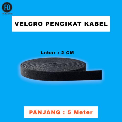 Jual VELCRO pengikat kabel 5m velcro perekat 5 meter x 2 cm FO/FIBER ...