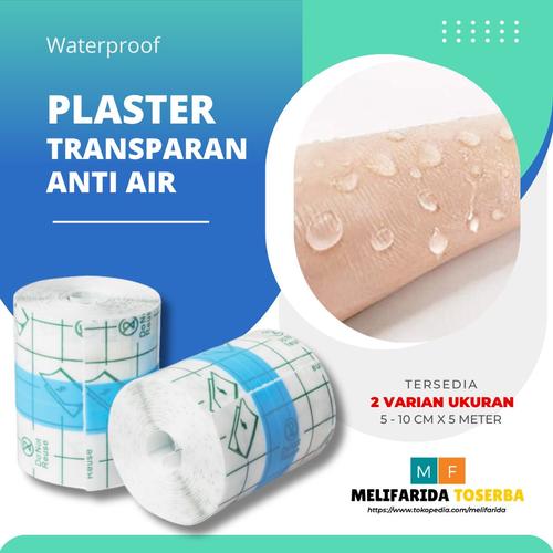 Promo Plaster Luka Penutup Tato Anti Air Transparan Film PU Tipis Rekat ...