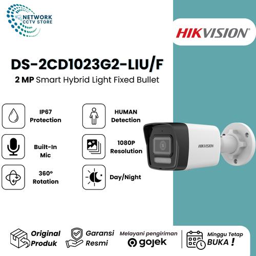 Jual Hikvision DS-2CD1023G2-LIU/F 2MP IP Smart Hybrid Light Network Camera - Jakarta Barat ...