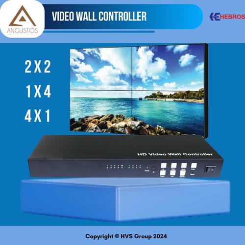 Jual Video Wall Controller 2x2 Angustos KVW0202 Mix Input HDMI, USB ...