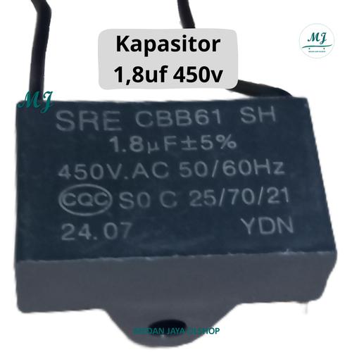 Jual Kapasitor Kipas Angin CBB61 SH 1,2uF 1,5uF 1,8uF 2uF 2,5uF untuk Cosmos Miyako Maspion ...