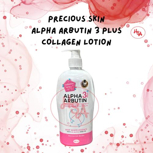 Jual Precious Skin Thailand Alpha Arbutin 3 Plus Collagen Whitening Lotion / Body Lotion 500ml ...