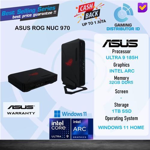 Promo Asus ROG Nuc 970 Mini Pc NUC14SRKU9 Intel Ultra 9-185H 32GB SSD ...