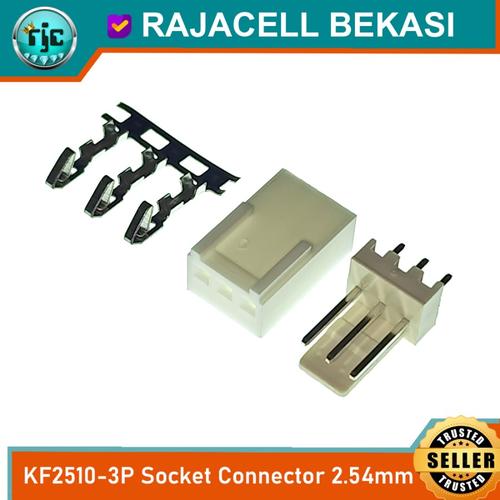 Jual KF2510 3Pin Socket Connector KF2510-3P Soket Konektor Pitch 2.5mm Molex Header - Female ...