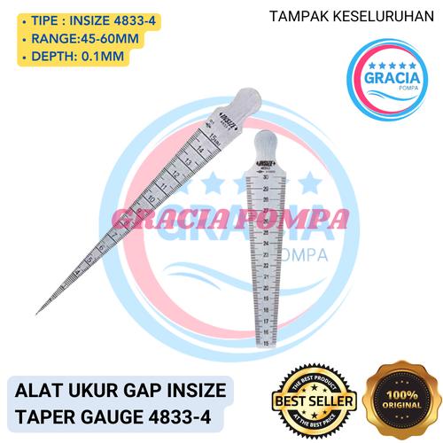 Jual Alat Ukur Gap INSIZE Taper Gauge 4833-4 Original Berkualitas ...