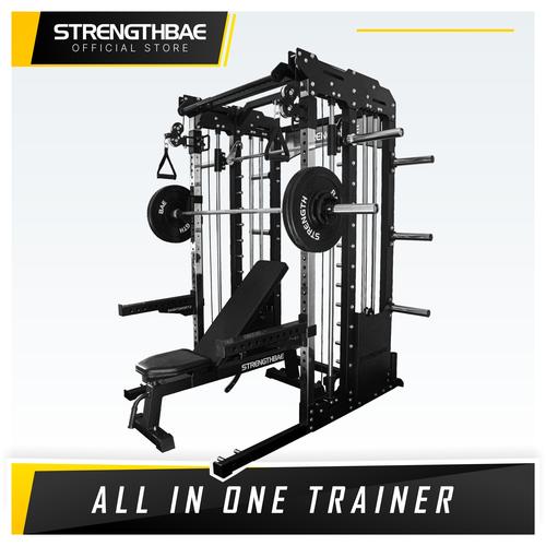 Jual Home Gym STRENGTHBAE Power Rack Squat Smith Cable Machine Bench ...