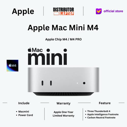 Promo Apple Macmini M4 | M4 Pro RAM 24GB 512GB 256GB SSD Mac Mini ...