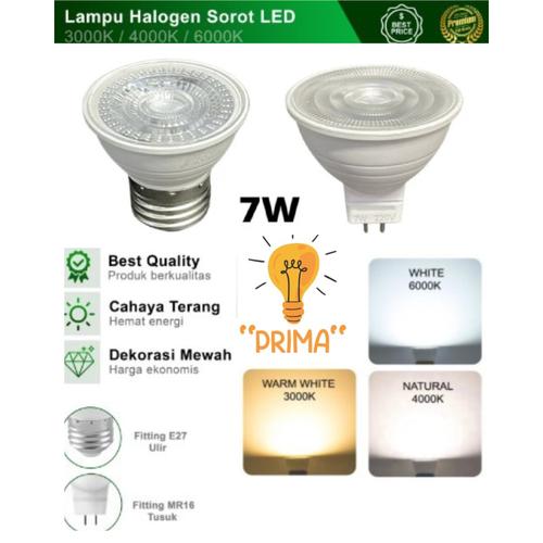Jual LAMPU HALOGEN LED COB 7W MR 16 / LAMPU HALOGEN SPOTLIGHT FITTING ...