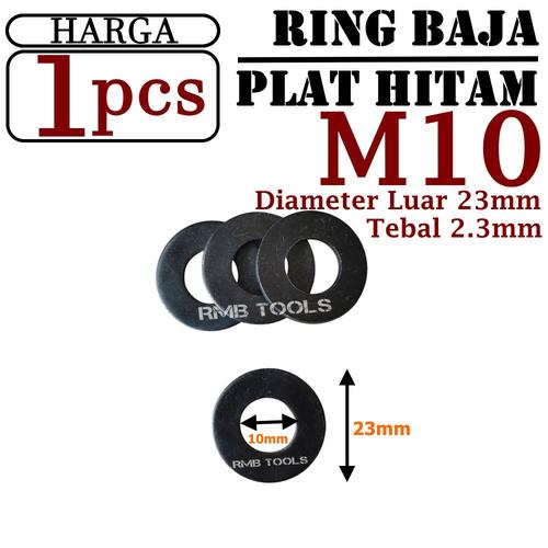 Jual Ring Plat Hitam M10 / Washer Plated Black M10 - Kota Tangerang ...