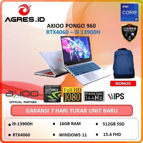 Promo AXIOO PONGO 960 i9 13900H RTX4060 16GB 512GB SSD W11PRO 15.6FHD ...