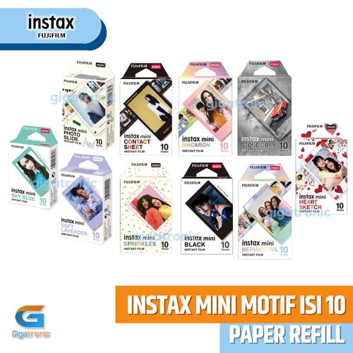 Jual Instax Mini Paper Motif Isi 10 - Refill Isi Instax Mini Polaroid ...
