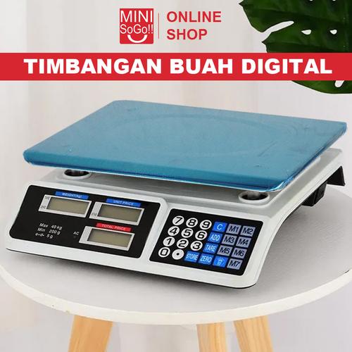 Promo Minisogo Timbangan Buah Digital 40 kg Doble Display / Timbangan ...