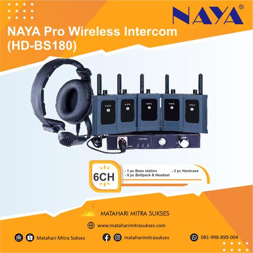 Jual NAYA Pro Wireless Intercom HDI-BS180 Serial Fullset 6ch - Kota Surabaya - Matahari Mitra ...