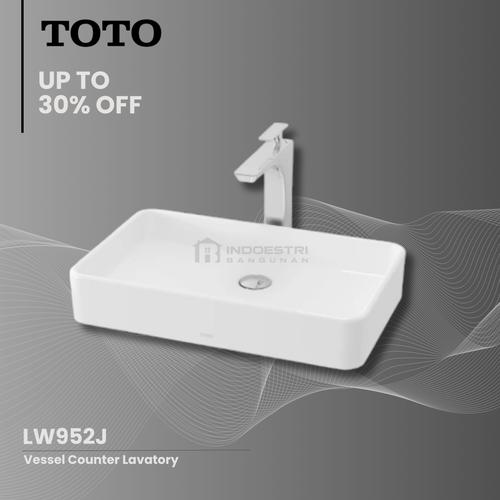 Promo Wastafel Vessel Counter TOTO LW952J / TOTO Wastafel Meja (Body ...
