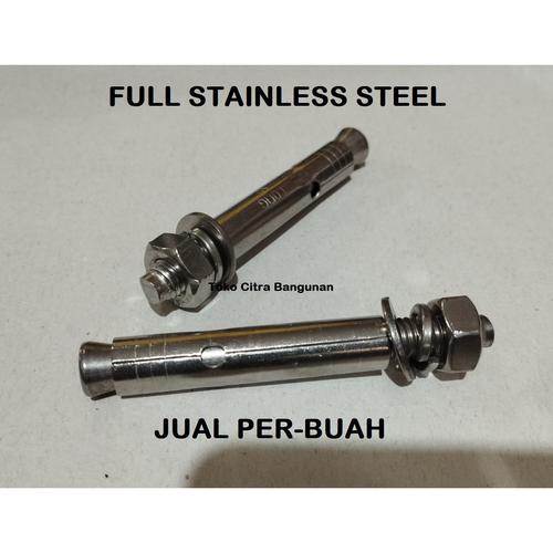 Jual Dinabolt Stainless Steel M20 x 100 mm ANTI KARAT Baut Dinding ...