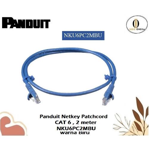 Jual Panduit NKU6PC2MBU Patchcord Cat6 2 meter warna Biru - Jakarta Pusat - INDO OMEGA | Tokopedia