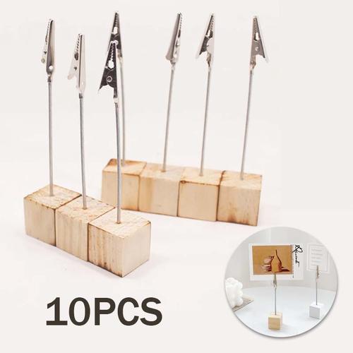 Jual 10pcs Wooden Clip Price Tag Clip Jepitan Price Tag Universal Klip ...
