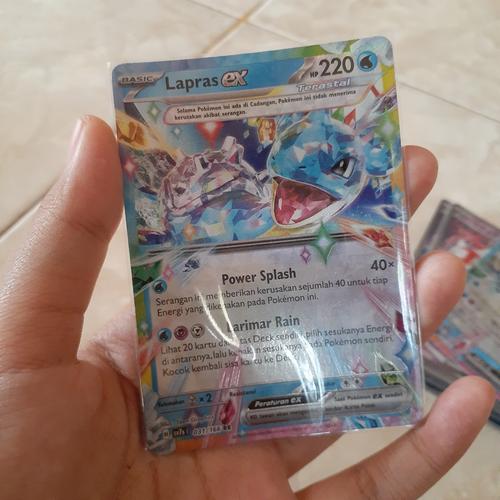 Promo Lapras SV7S EX RR 031/166 Pokemon TCG Japan Japanese Trading Card Game Bahasa Jepang ...