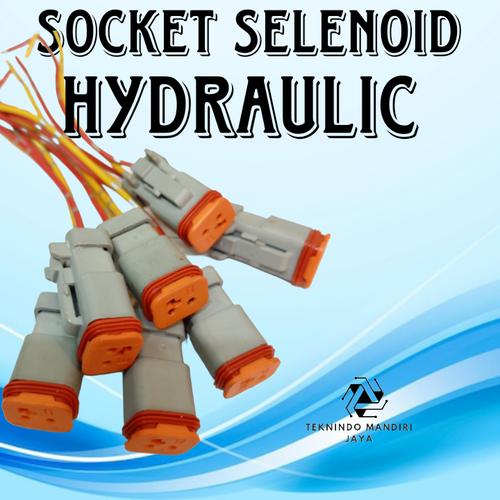 Jual Socket Selenoid / Konektor Jantan Selenoid / Hydraulic Socket ...