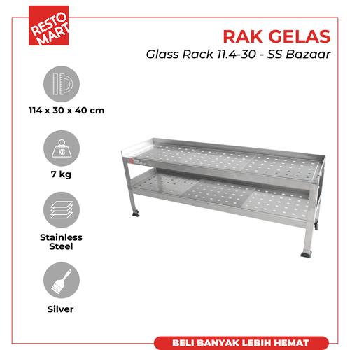 Promo Rak Stainless/Rak Serbaguna/Rak Gelas/Glass Rack RESTOMART ...