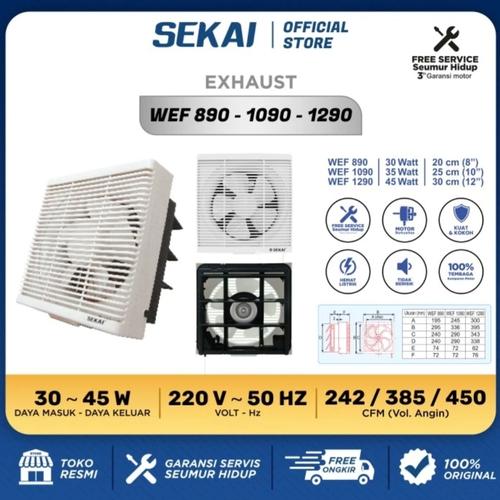 Promo Sekai WEF 1290 Kipas Angin Exhaust Fan Tipe Dinding 12" - Wall ...