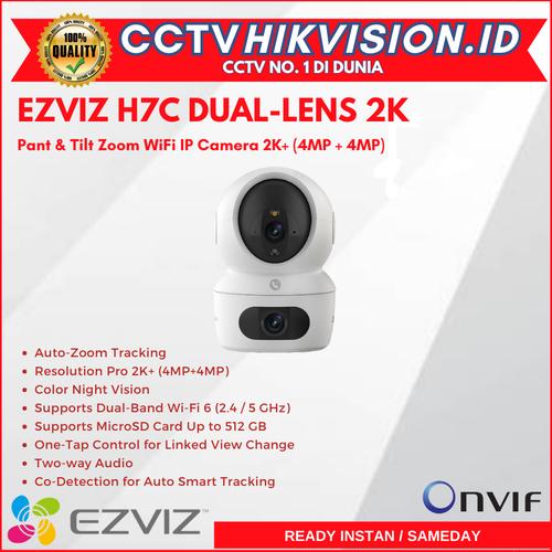 Jual EZVIZ H7C DUAL-LENS 2K+ (4MP+4MP) IP Camera Indoor Wifi Pan Tilt ...