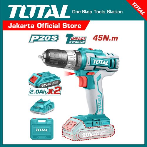 Jual TOTAL Cordless impact drill TIDLI200215 - Bor Impact 45N.m (Full ...
