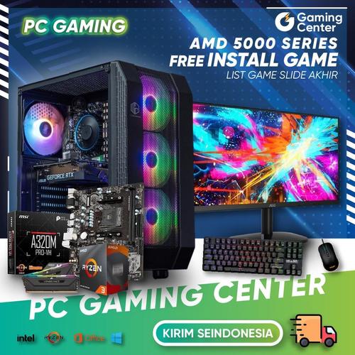 Jual NEW PC GAMING FULL SET RYZEN 5 5600G RAM 8GB SSD 256GB VGA RADEON ...